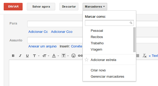 Gmail permite etiquetar e marcar com estrela emails enviados - TecMundo Gmail permite etiquetar e marcar com estrela emails enviados - TecMundo