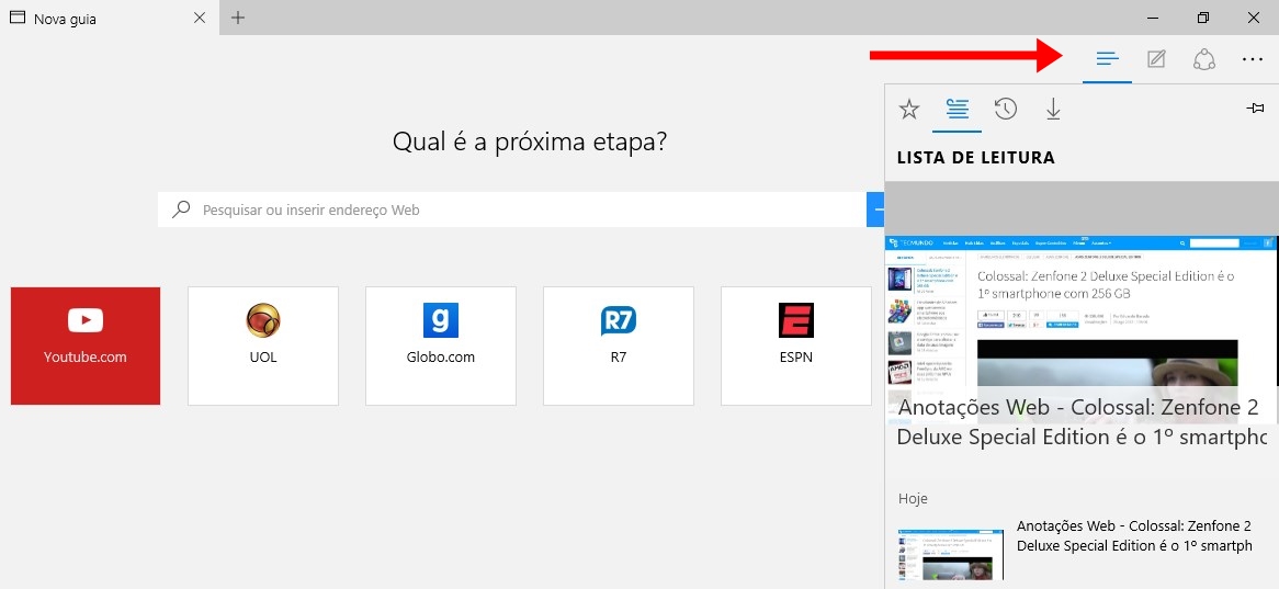Microsoft Edge: como salvar páginas da web para leitura offline - TecMundo