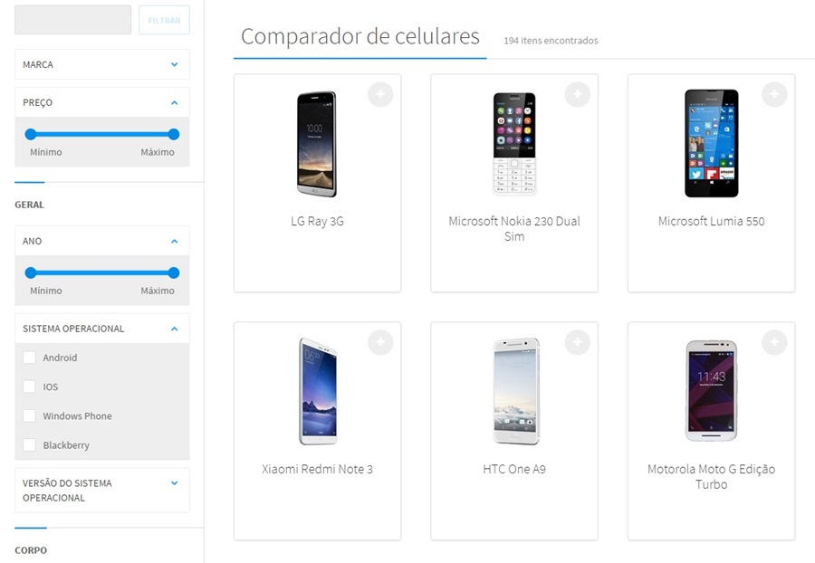 Conheça e aprenda a usar o comparador de celulares do TecMundo [vídeo ...