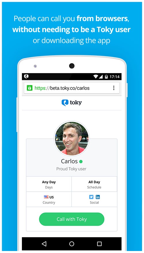 Toky: Free calls with links APK -Toky Toky: Free calls with links 0.7.2 ...