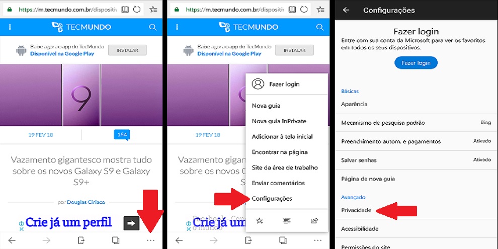 Saiba como acessar o modo InPrivate (anônimo) do Microsoft Edge - TecMundo