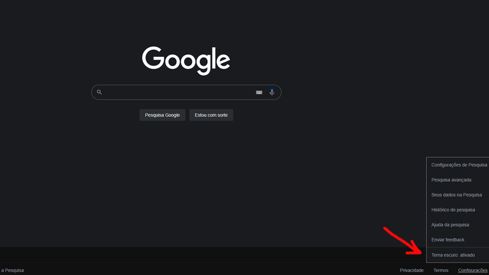 Buscador do Google recebe modo escuro no PC; veja como ativar - TecMundo