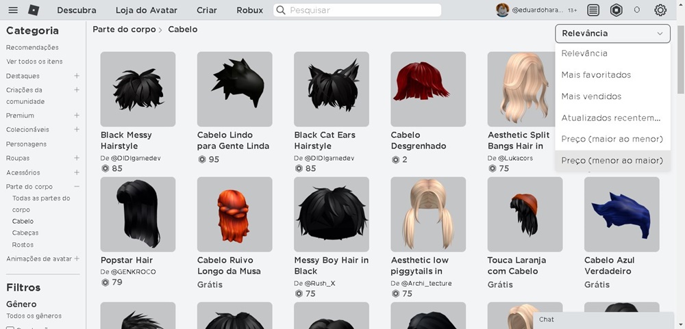 Cabelo de graça no Roblox: veja como conseguir | Voxel Cabelo de graça no Roblox: veja como conseguir | Voxel