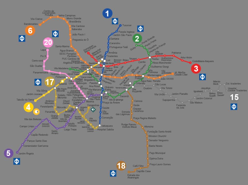 Mapa Cptm E Metrô Conheça 5 Apps Para Se Deslocar Em Sp Tecmundo