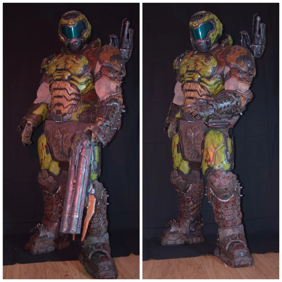 Diretamente do inferno: cosplay de Doom Slayer está pronto pro combate ...
