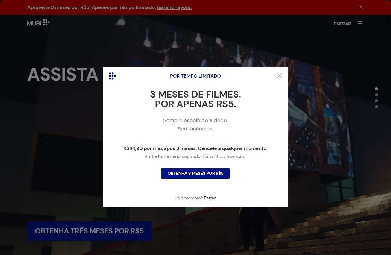 MUBI: streaming de filmes alternativos está em promoção por R$ 5 ...