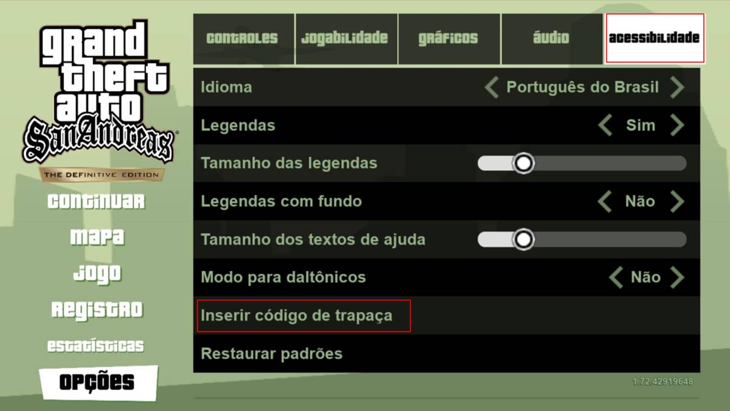 GTA San Andreas: todos os códigos para PC, celular, Switch, PlayStation ...