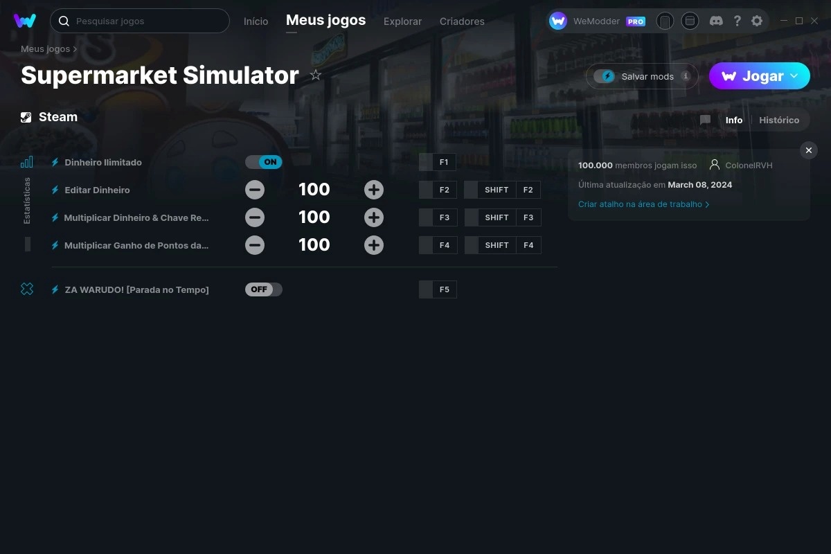Como usar códigos e cheats em Supermarket Simulator? Veja tutorial | Voxel