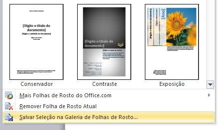 Como criar capas para documentos do Word - TecMundo