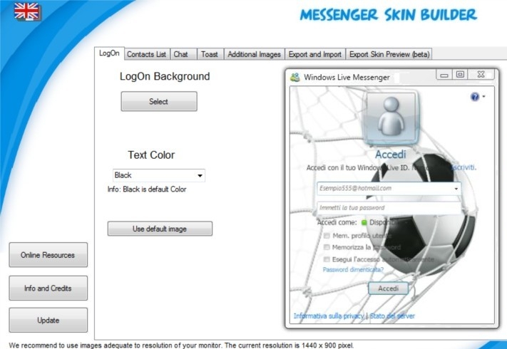 Crie um tema completo para o seu MSN Messenger - TecMundo